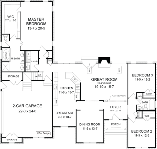 The Brookview | Fox House Plans